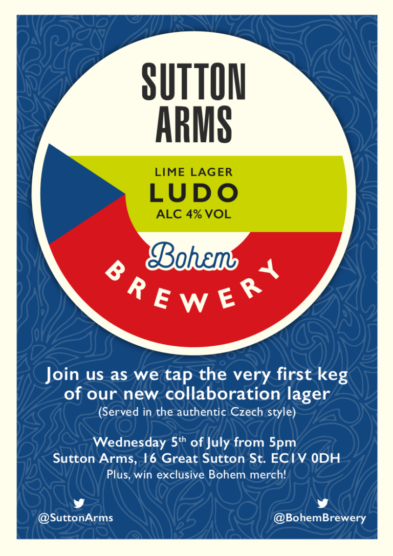 Bohem launch Ludo, new lime lager, at Sutton Arms - Bohem Brewery ...